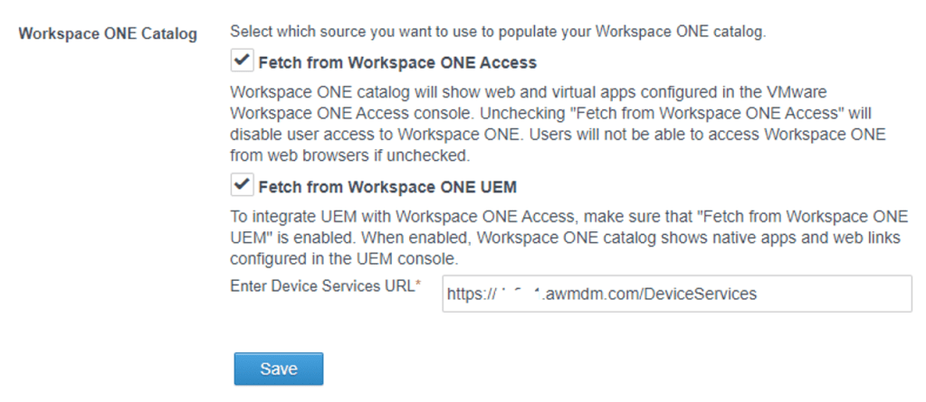 Integrating Workspace ONE UEM with Workspace ONE Access ...