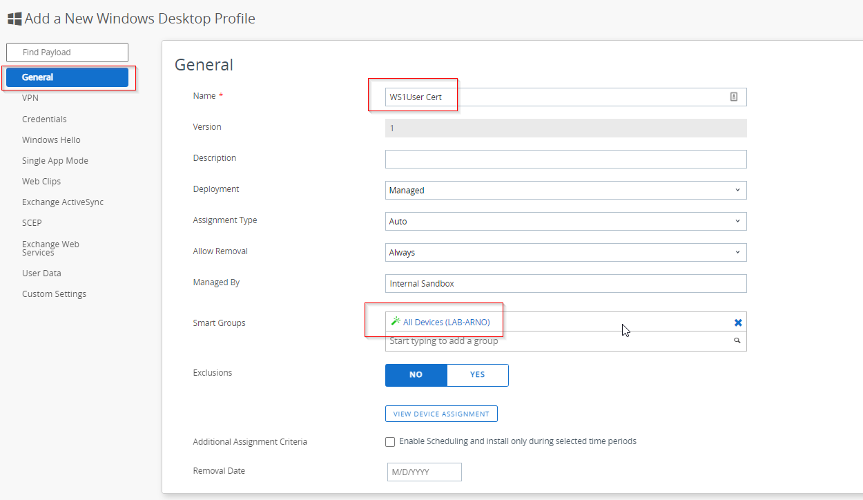 How to distribute Active Directory user certificates with Workspace ONE ...